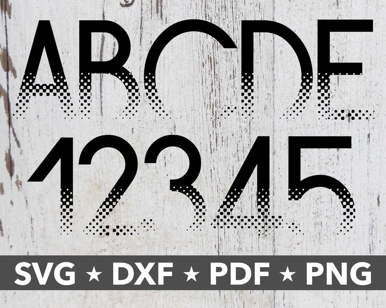 Distressed Font SVG, Distressed Font for Cricut, Distressed Font Svg ...