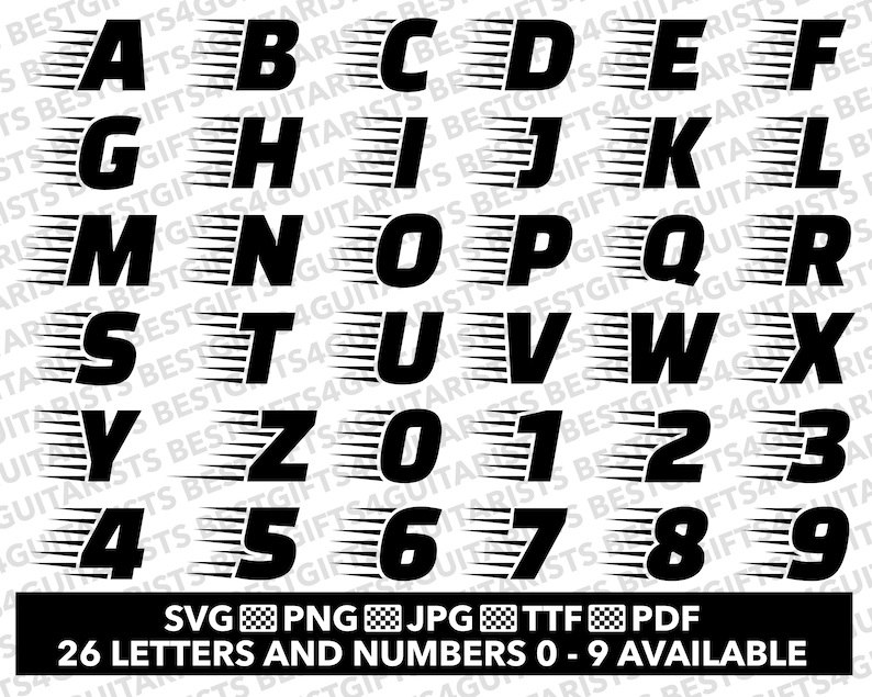 Fast Font SVG, Fast Font TTF, Speed Font, Racing Font, Motion Font, Svg ...