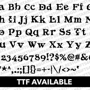 Witchcraft Font SVG, Witch Font for Canva, Witch Font SVG, PNG, Jpg ...