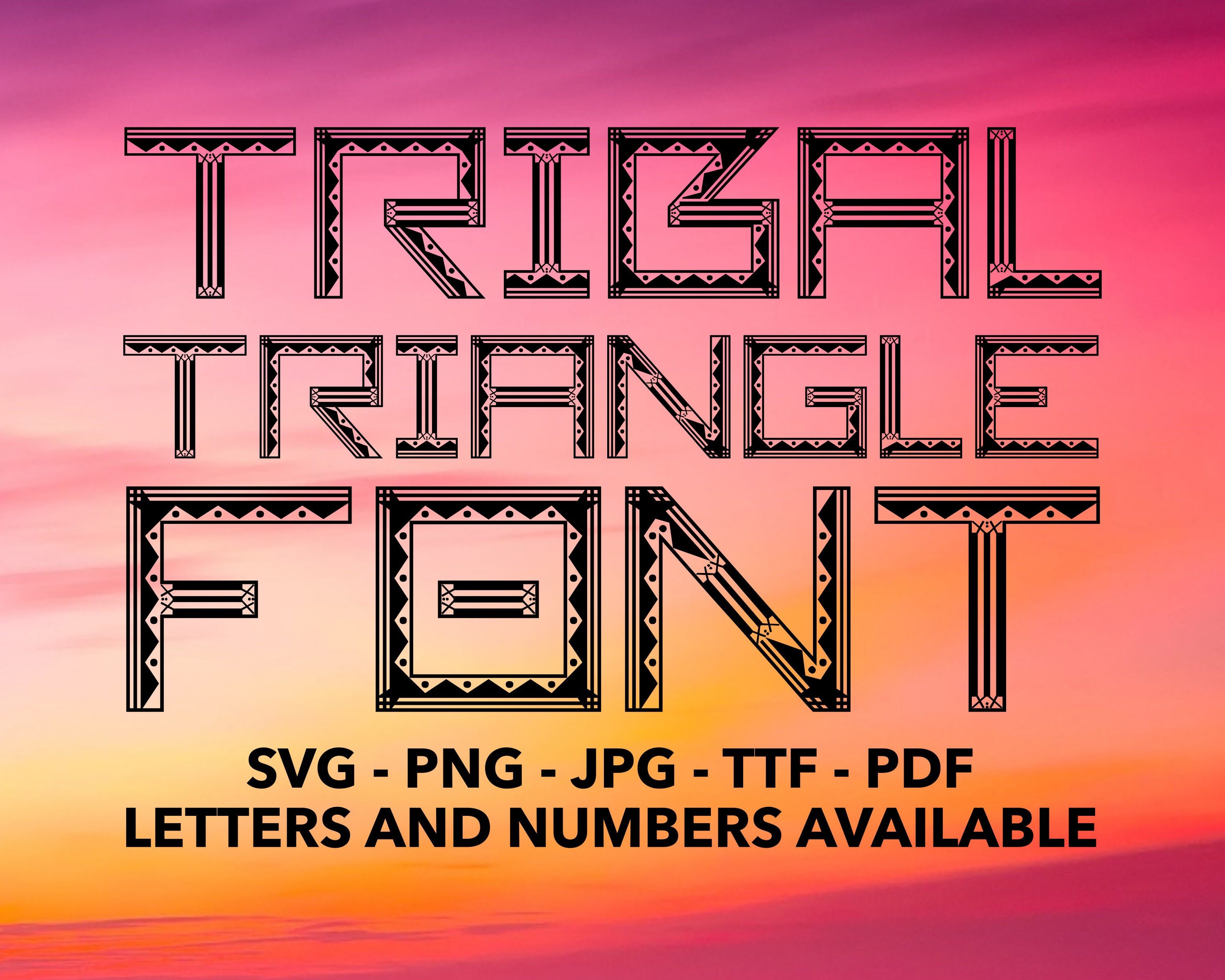 Tribal Font SVG, Tribal Font for Cricut, Tribal Font SVG, PNG, Jpg, Ttf ...