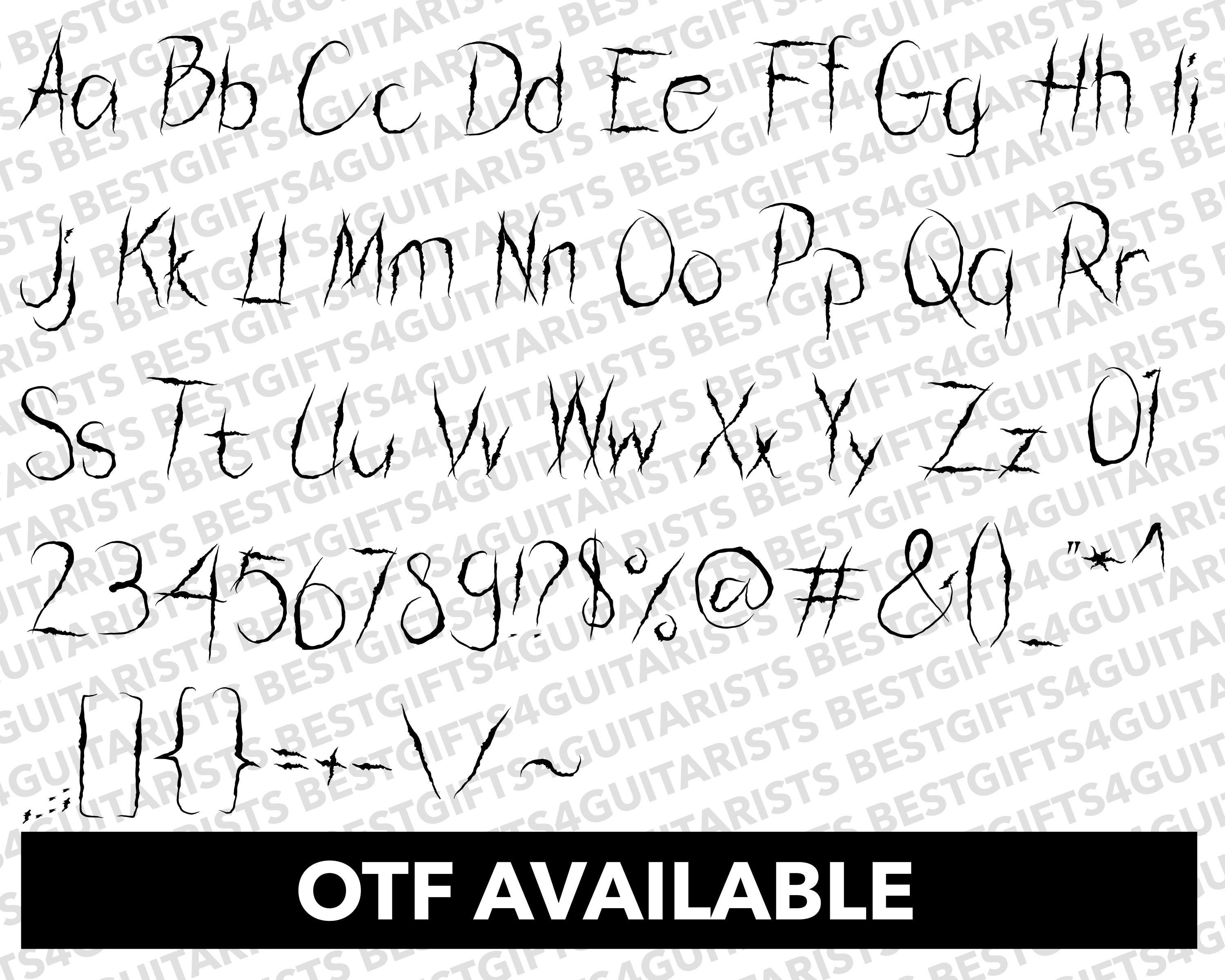 Horror Font SVG, Halloween Alphabet SVG, Horror Font for Cricut Svg ...