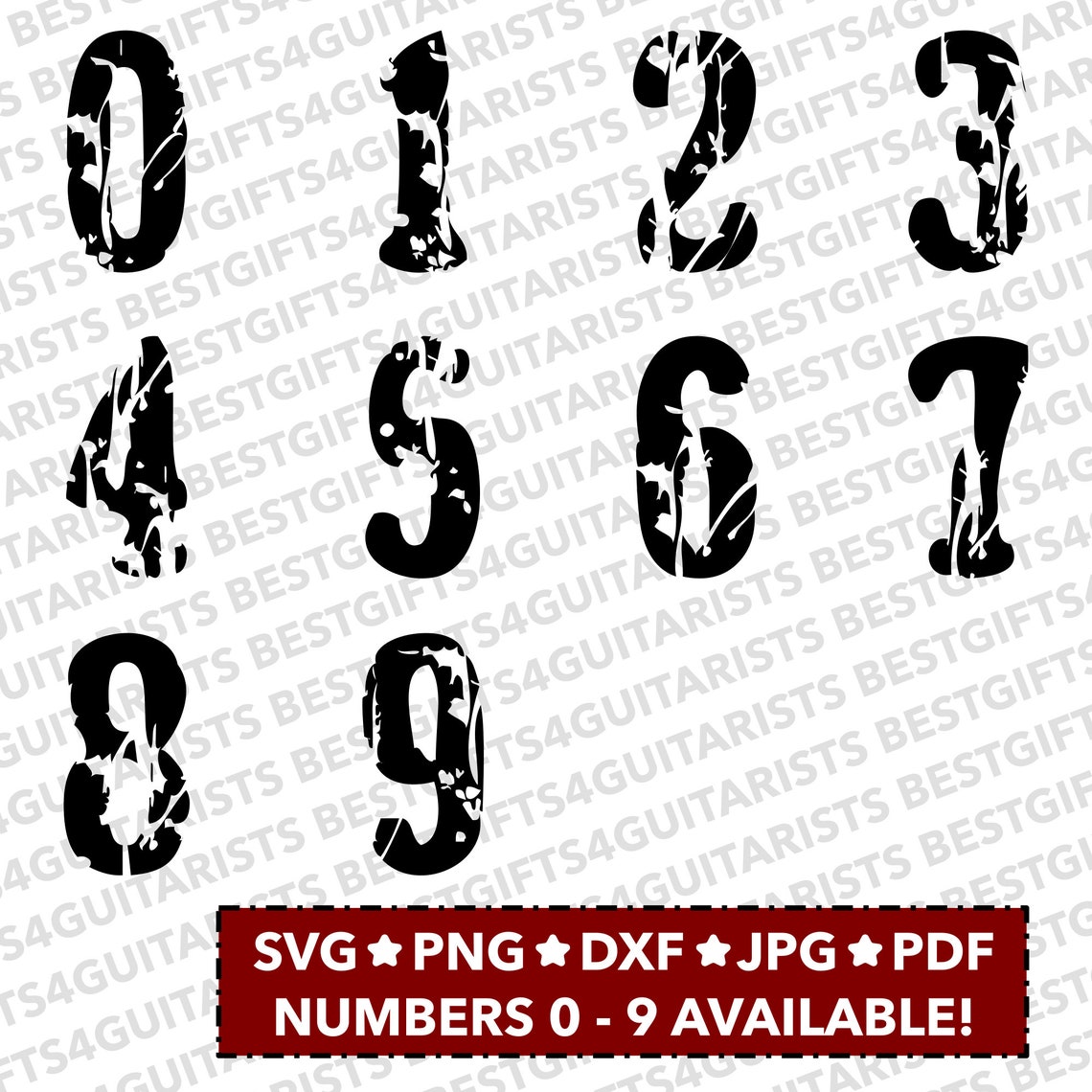 Distressed Western Font SVG Distressed Alphabet Distressed Font Clip ...