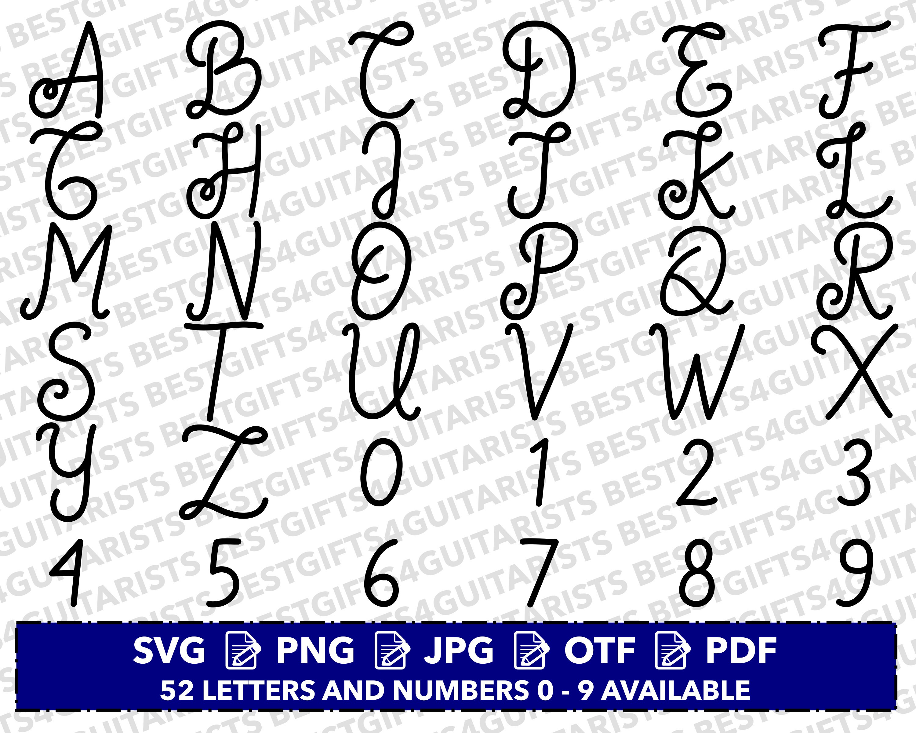 Handwritten Cursive Font SVG, Handwritten Cursive Font OTF, Handwritten ...