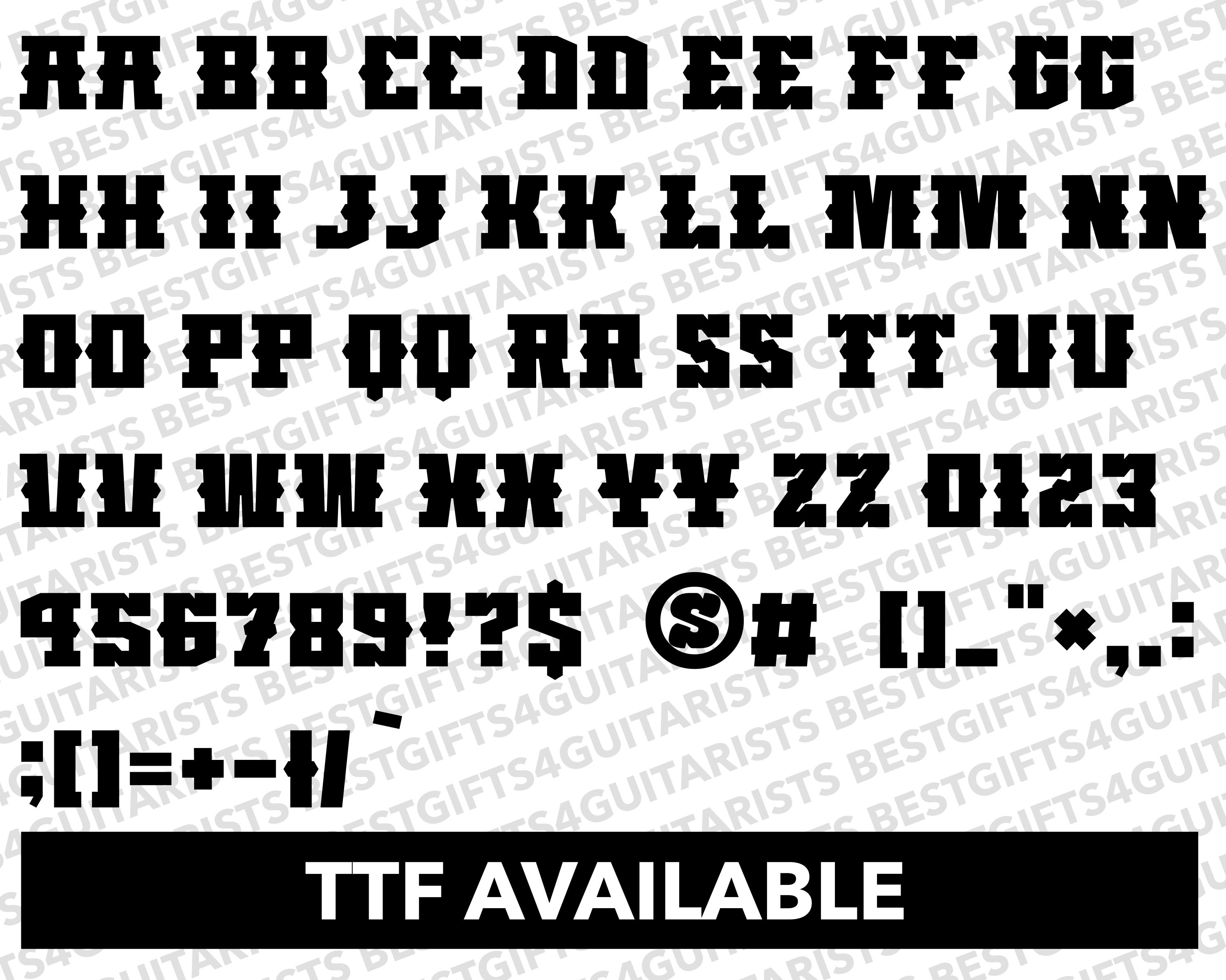 Cowboy Western Font SVG, Distressed Font for Cricut, Western Font SVG ...