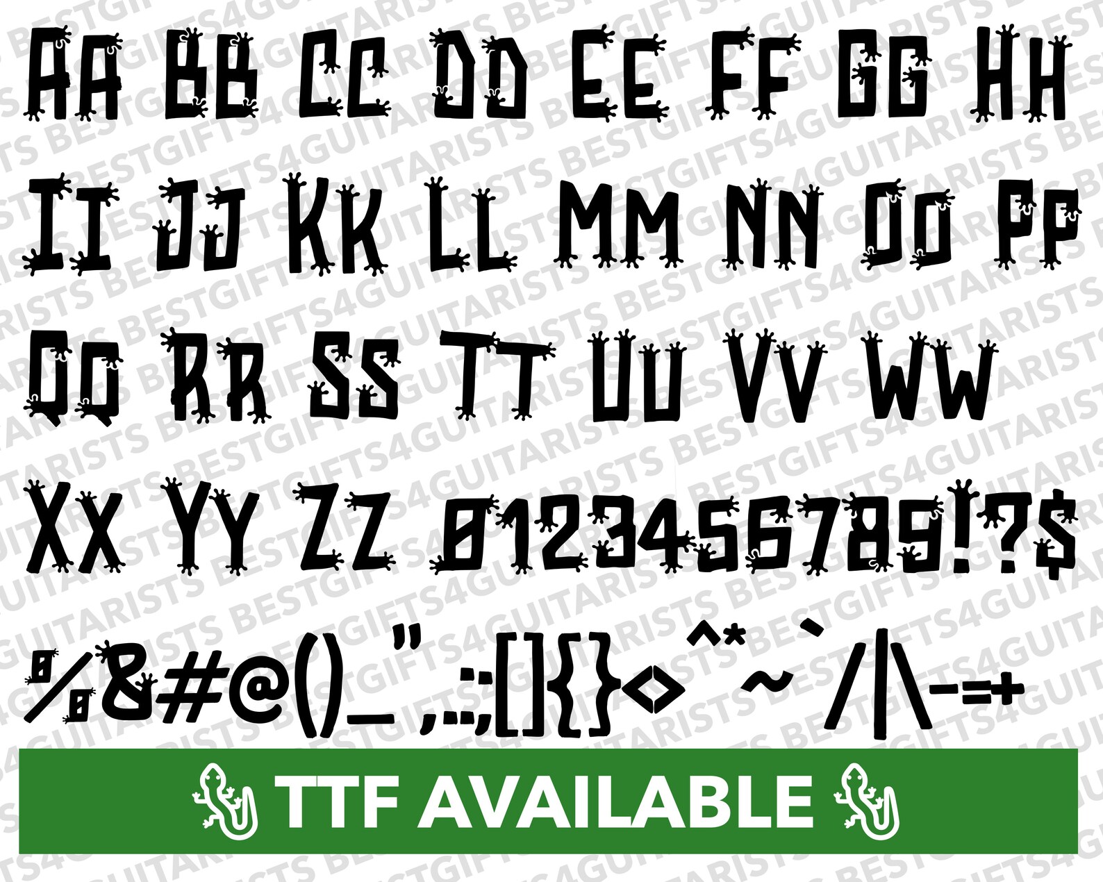 Lizard Font SVG, Lizard Font for Cricut, Lizard Font SVG, PNG, Jpg, Ttf ...