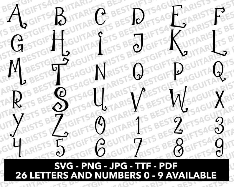 Wicked Witch Font SVG, Witch Font for Canva, Magic Font SVG, PNG, Jpg ...