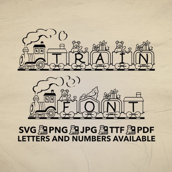 Christmas Train - Etsy