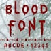 Blood Font SVG, Blood Alphabet SVG, Horror Font for Cricut Svg, Ttf ...