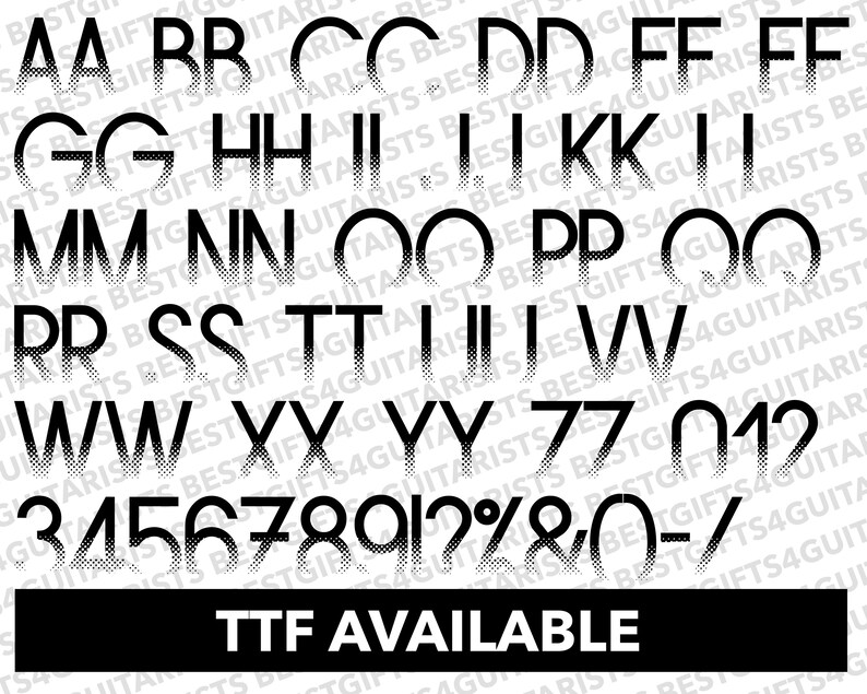 Distressed Font SVG, Distressed Font for Cricut, Distressed Font Svg ...