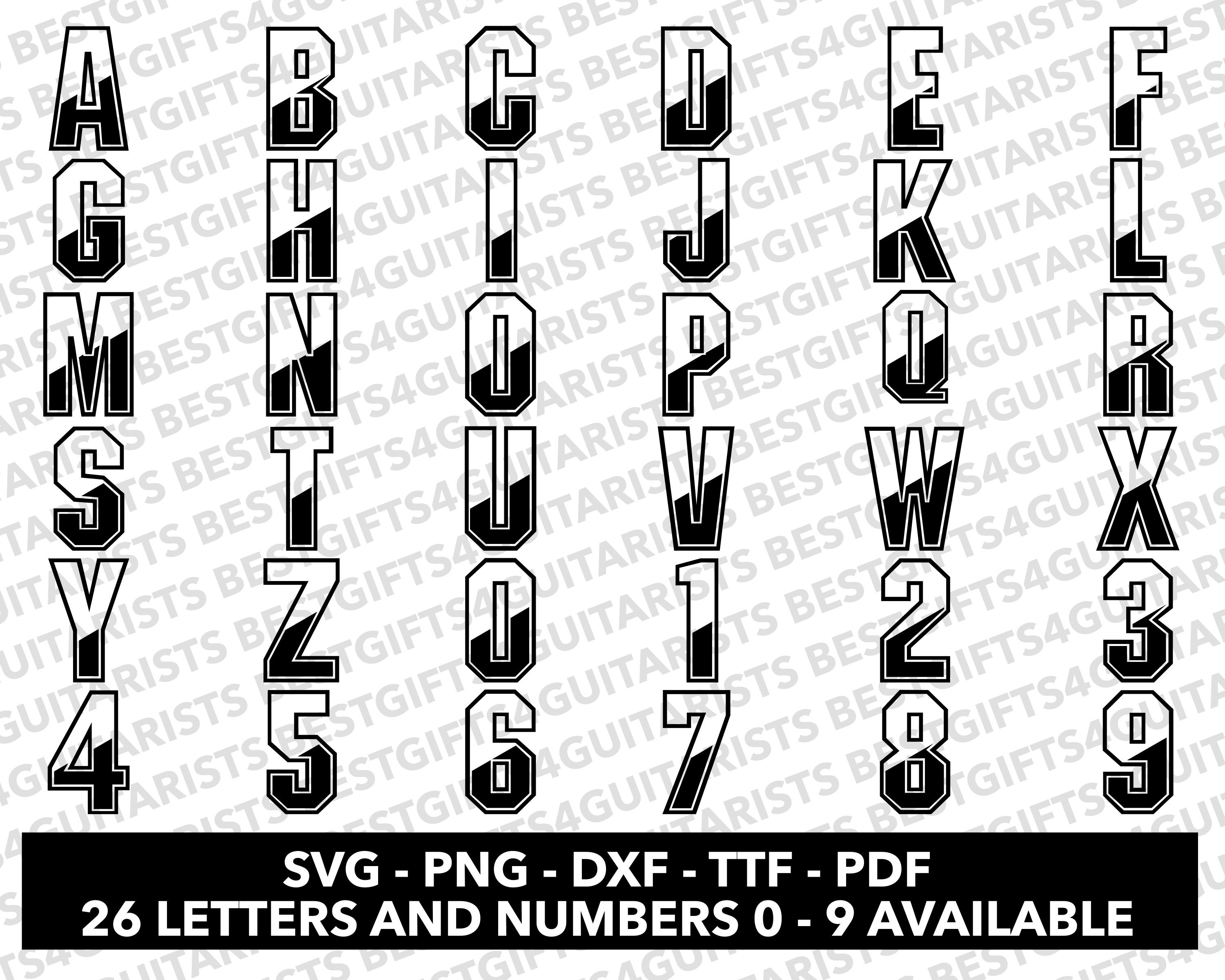 Varsity Font SVG - Varsity Alphabet - Sports Font - School Font Ttf ...
