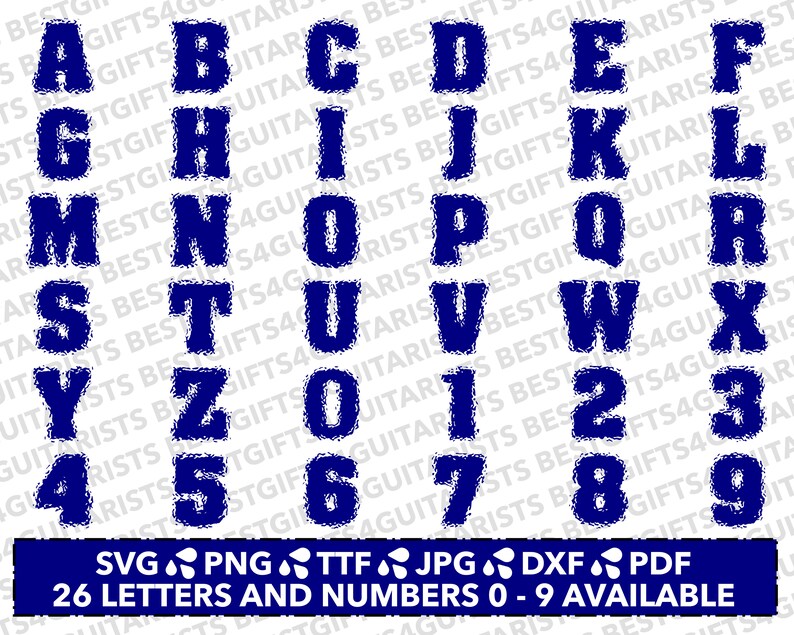 Water Font SVG, Water Letters PNG, Water Numbers SVG, Png, Jpg, Ttf ...