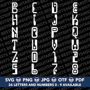 Alien Font 3 SVG, Alien Font 3 TTF, Alien Letters Svg, Png, Jpg, Ttf ...