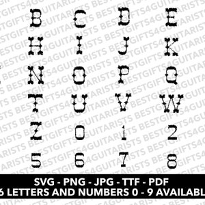 Distressed Old West Font SVG, Distressed Font for Cricut, Western Font ...