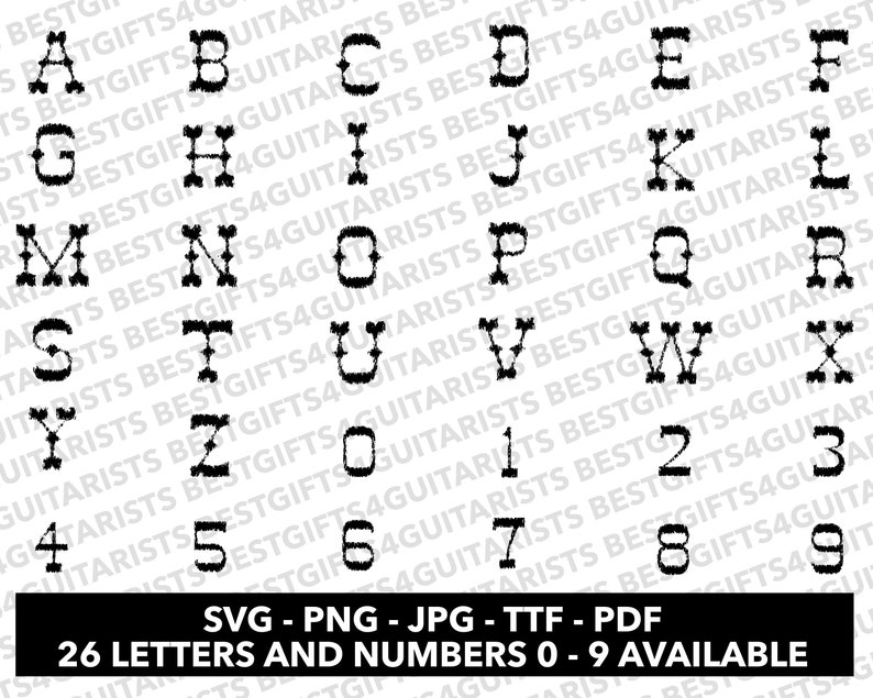 Distressed Old West Font SVG, Distressed Font for Cricut, Western Font ...