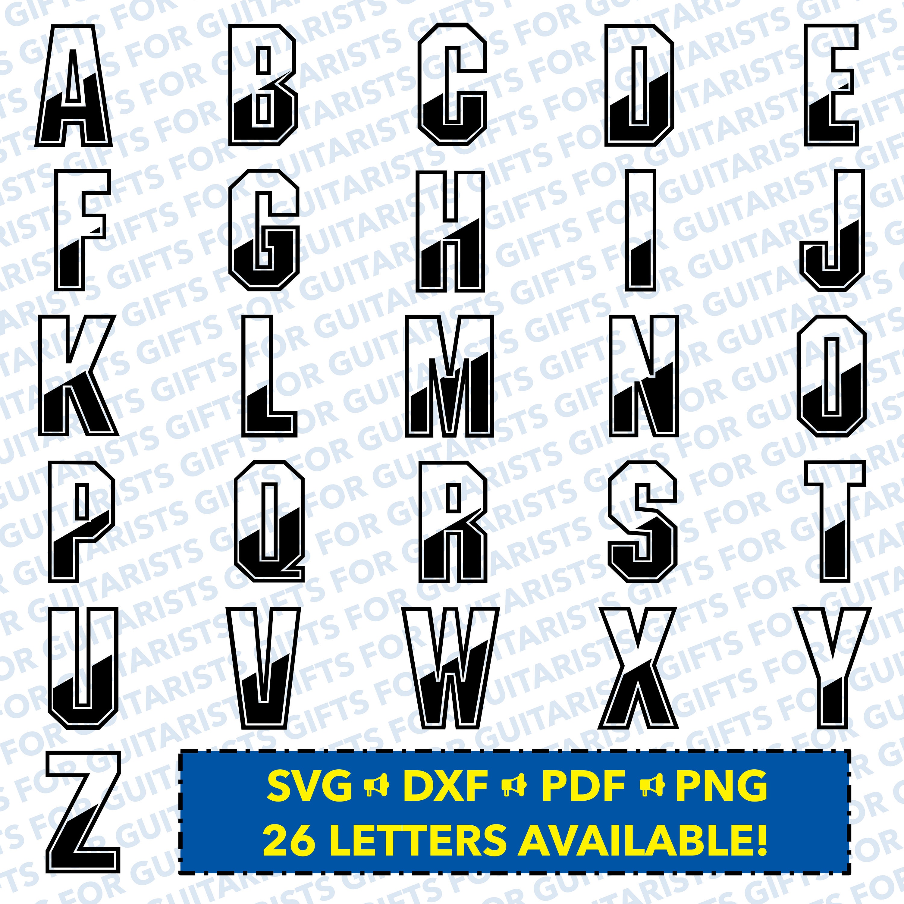 Varsity Font SVG Varsity Alphabet Sports Font School Font Dxf Pdf Png ...