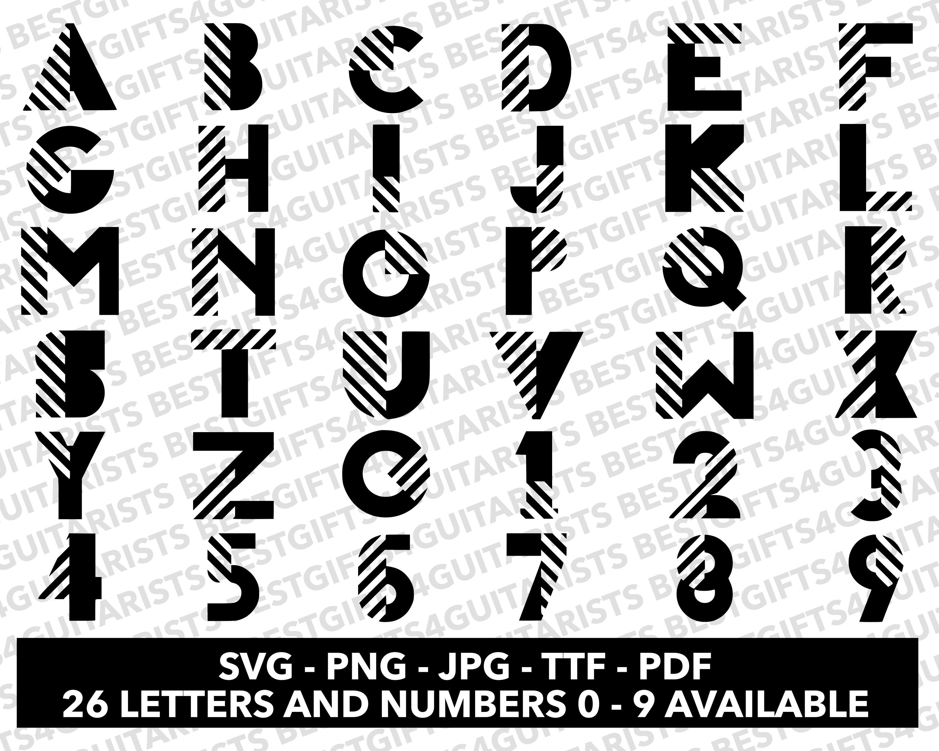 Diagonal Line Font SVG, Diagonal Line Letters, Diagonal Line Alphabet ...