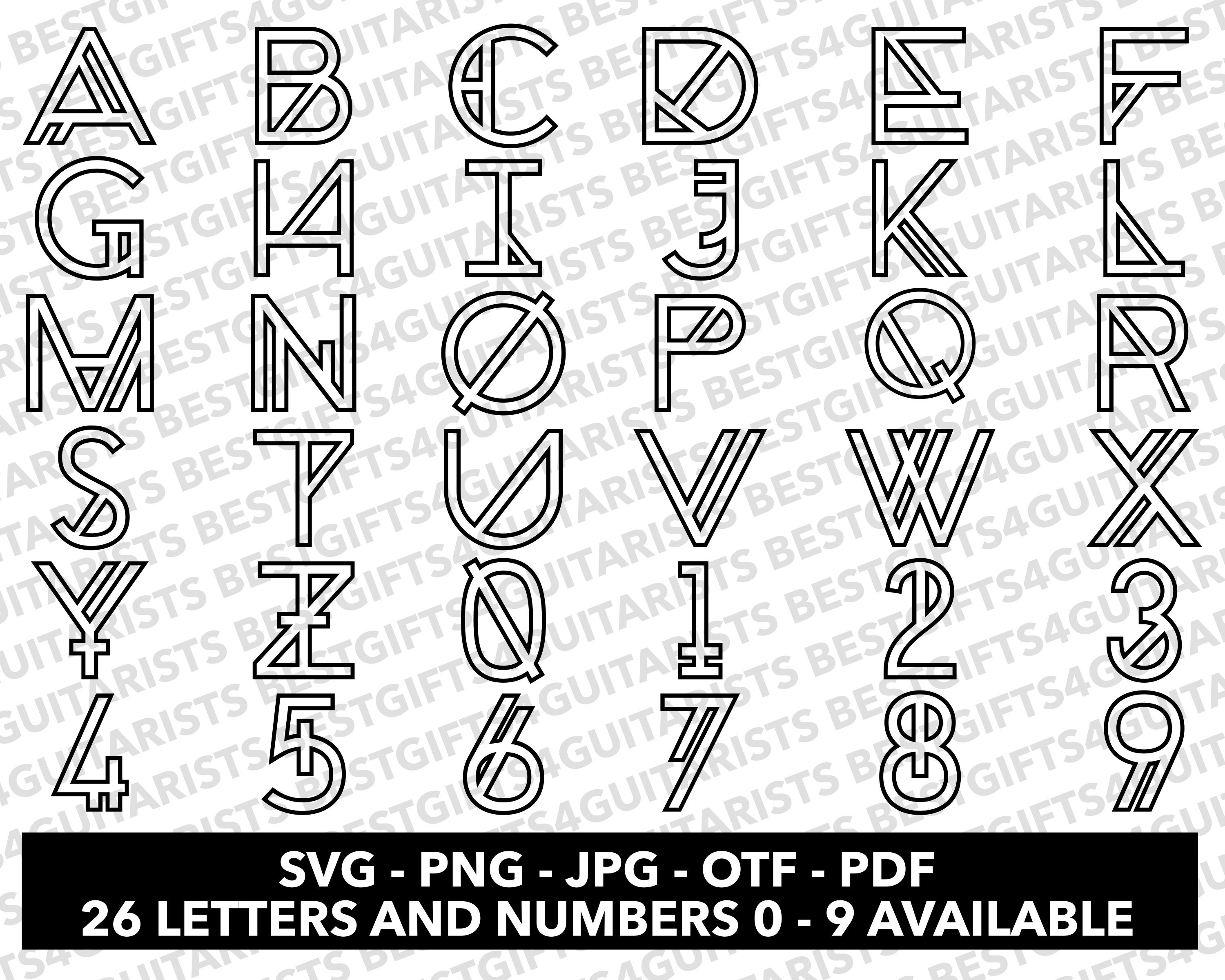 Cyberpunk Outline Font SVG, Cyberpunk Font for Cricut, Cyberpunk Font ...
