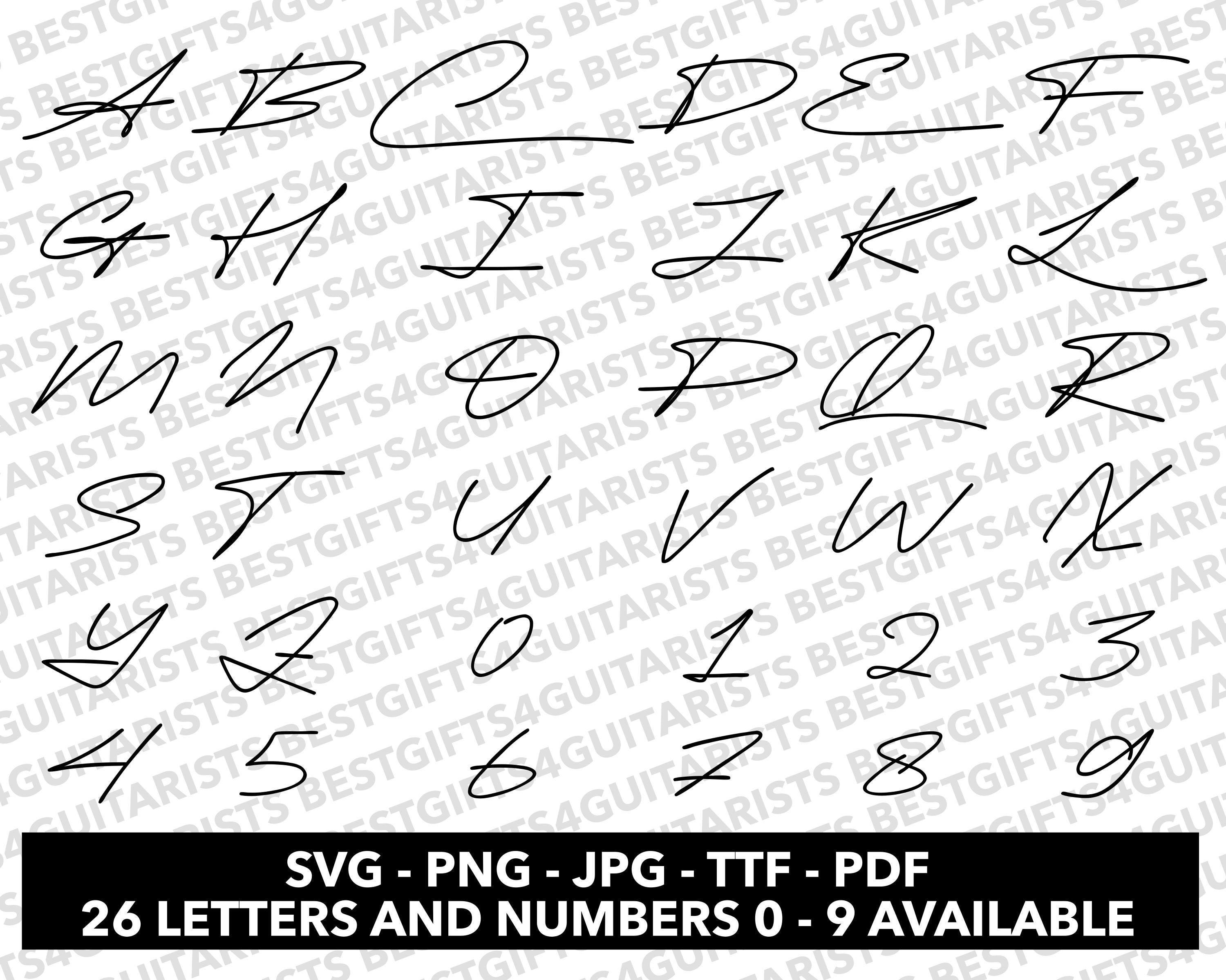 Handwritten Font SVG, Handwritten Font for Cricut, Handwritten Font SVG ...