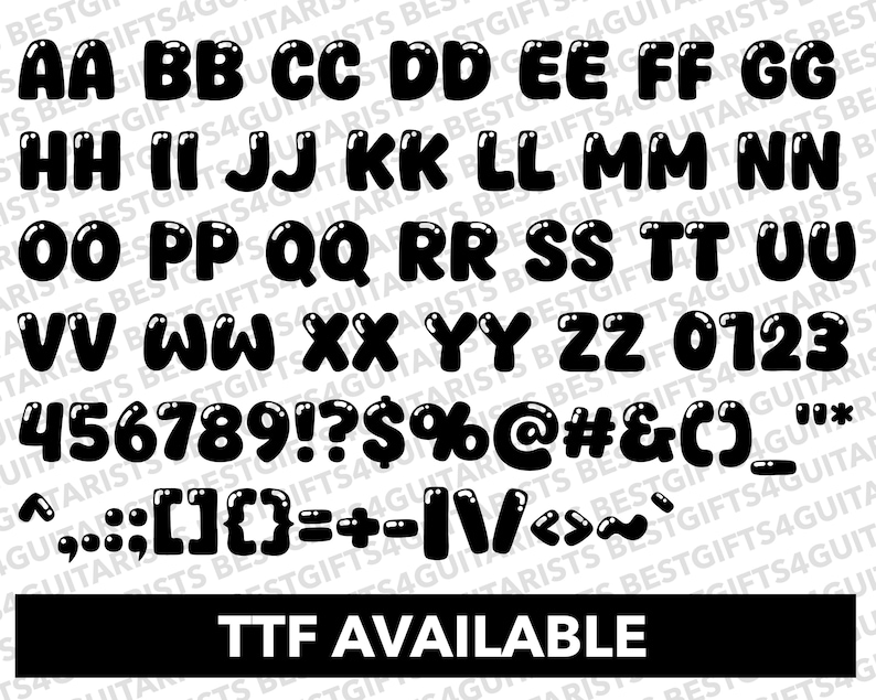 Shiny Bubbly Font SVG, Bubble Alphabet, Balloon Numbers Svg, Png, Ttf ...