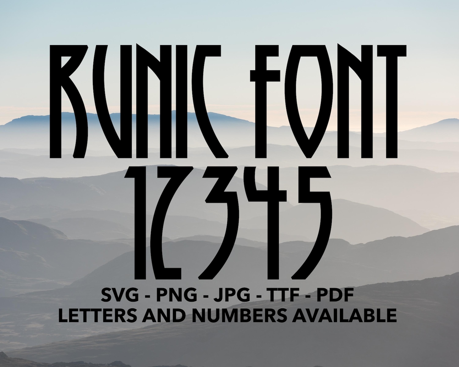 Runic Font SVG, Runic Font for Canva, Runic Font SVG, PNG, Jpg, Ttf ...