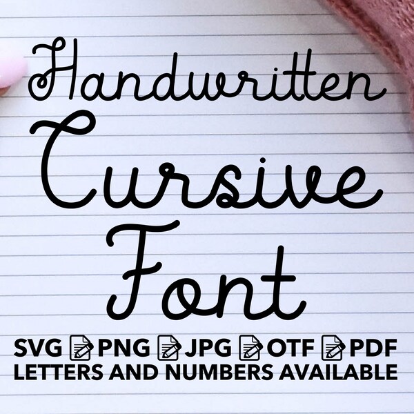 Cursive Font - Etsy