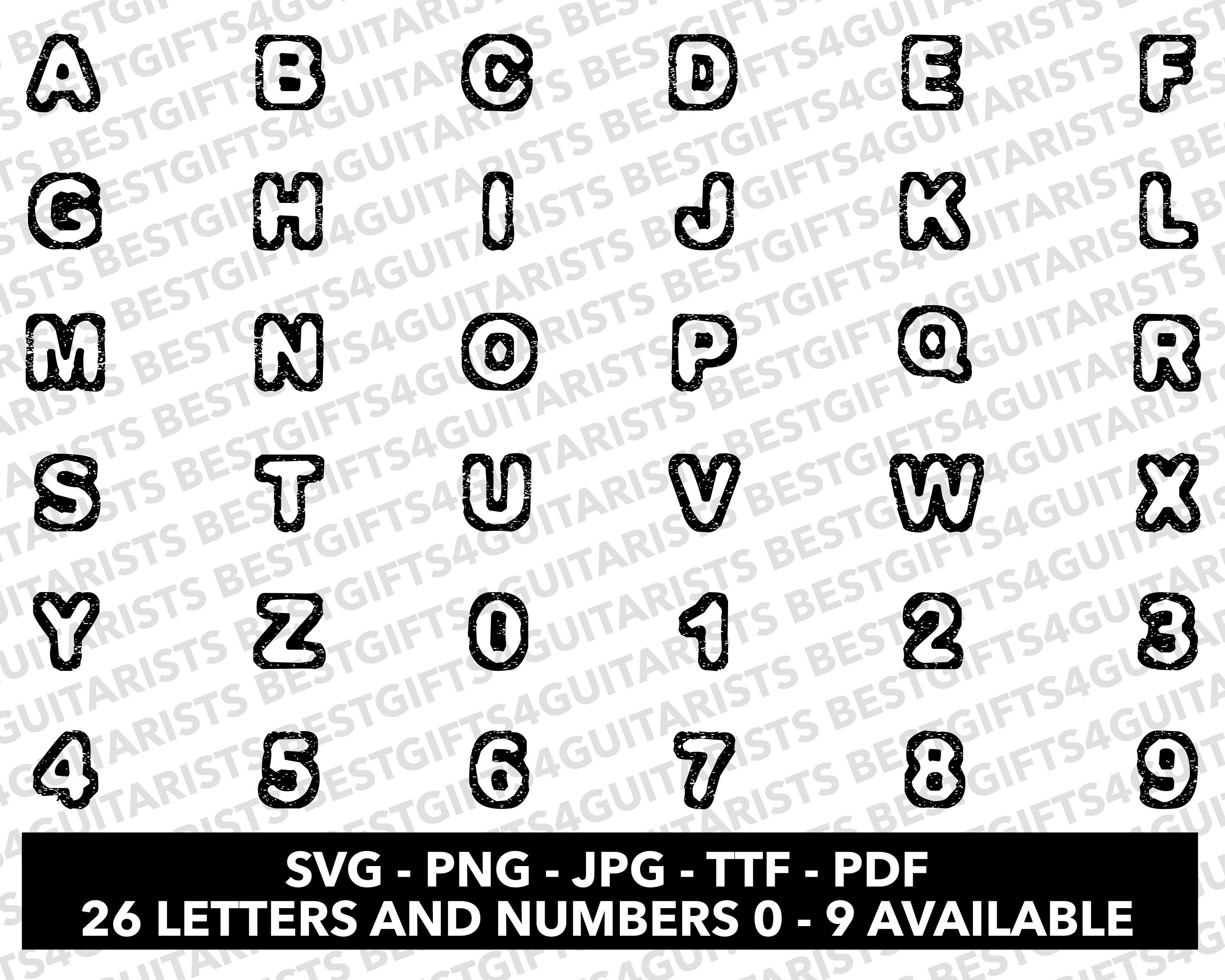 Faded Outline Font SVG, Faded Font for Cricut, Faded Font SVG, PNG, Jpg ...