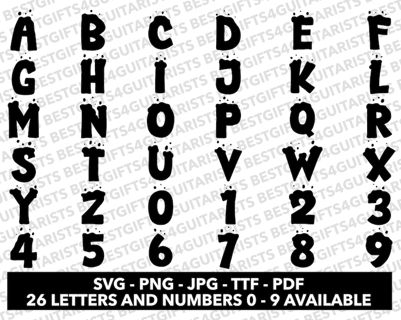 Snowing Font SVG, Snow Cap Font TTF, Icy Font, Icey Font, Ice Font Svg ...