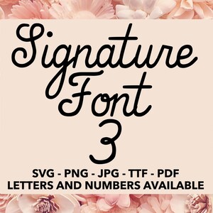Signature Font SVG, Signature Font for Cricut, Madison Font SVG, PNG ...