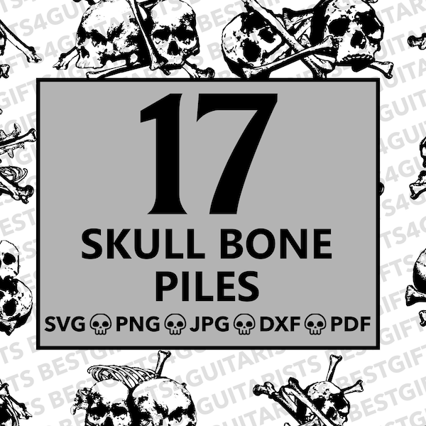 Pile of Bones Svg - Etsy