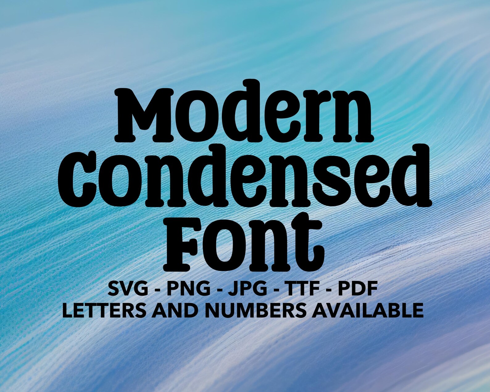 Modern Condensed Font SVG, Modern Font for Canva, Modern Font SVG, PNG ...