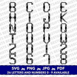 Tire Track Font SVG, Tire Track Letters PNG, Tire Font Svg, Png, Jpg ...