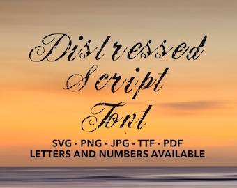 Script Font SVG, Script 3 Font for Cricut, Script Font SVG, PNG, Jpg ...