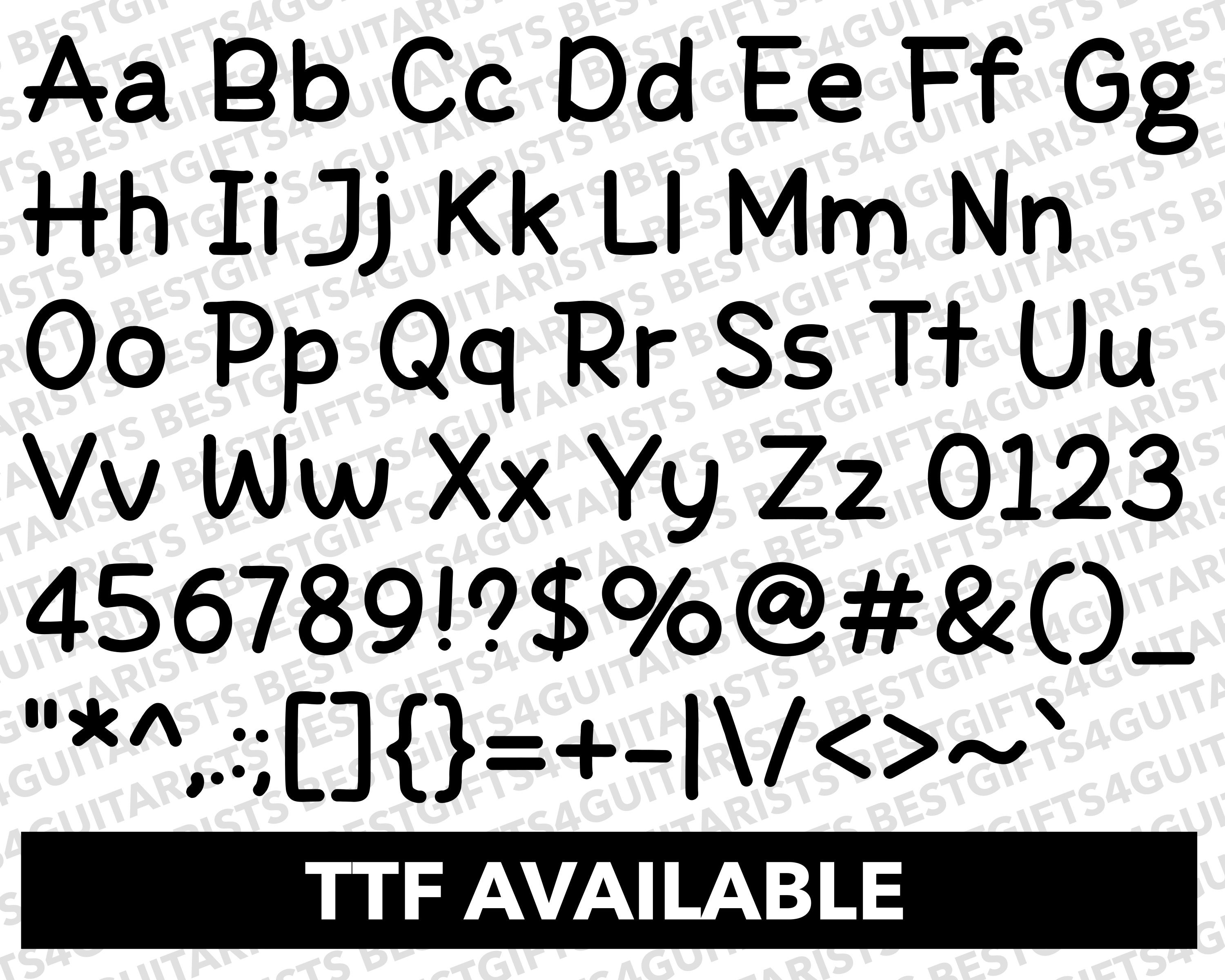 Storybook Friend Font SVG, Storybook Font for Cricut, Storybook Font ...