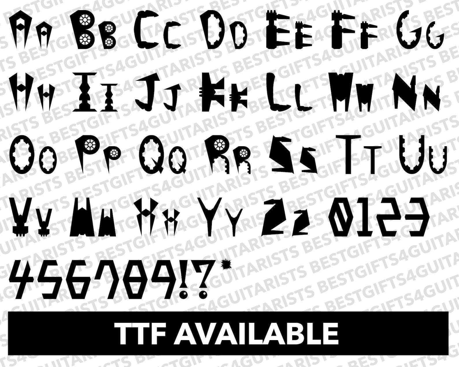 Steampunk Gear Font SVG, Steampunk Font for Cricut, Steampunk Font SVG ...