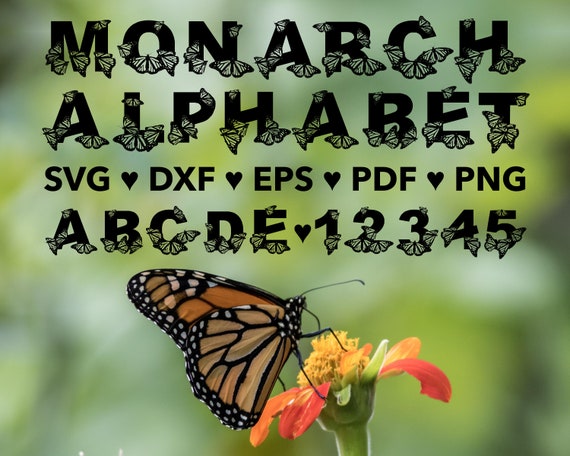 Monarch Butterfly Letters