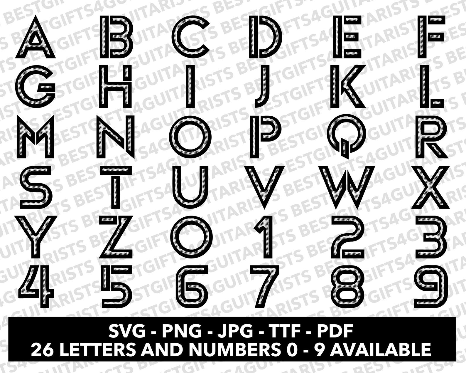 Broken Line Font SVG, Broken Line Font TTF, Broken Line Letters Svg ...