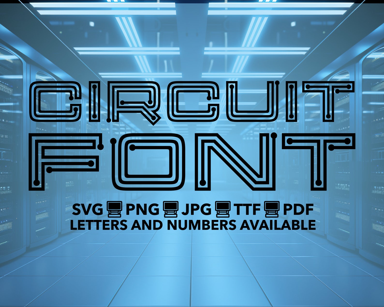 Circuit Font SVG, Circuit Font PNG, Circuit Letters Svg, Png, Jpg, Ttf ...