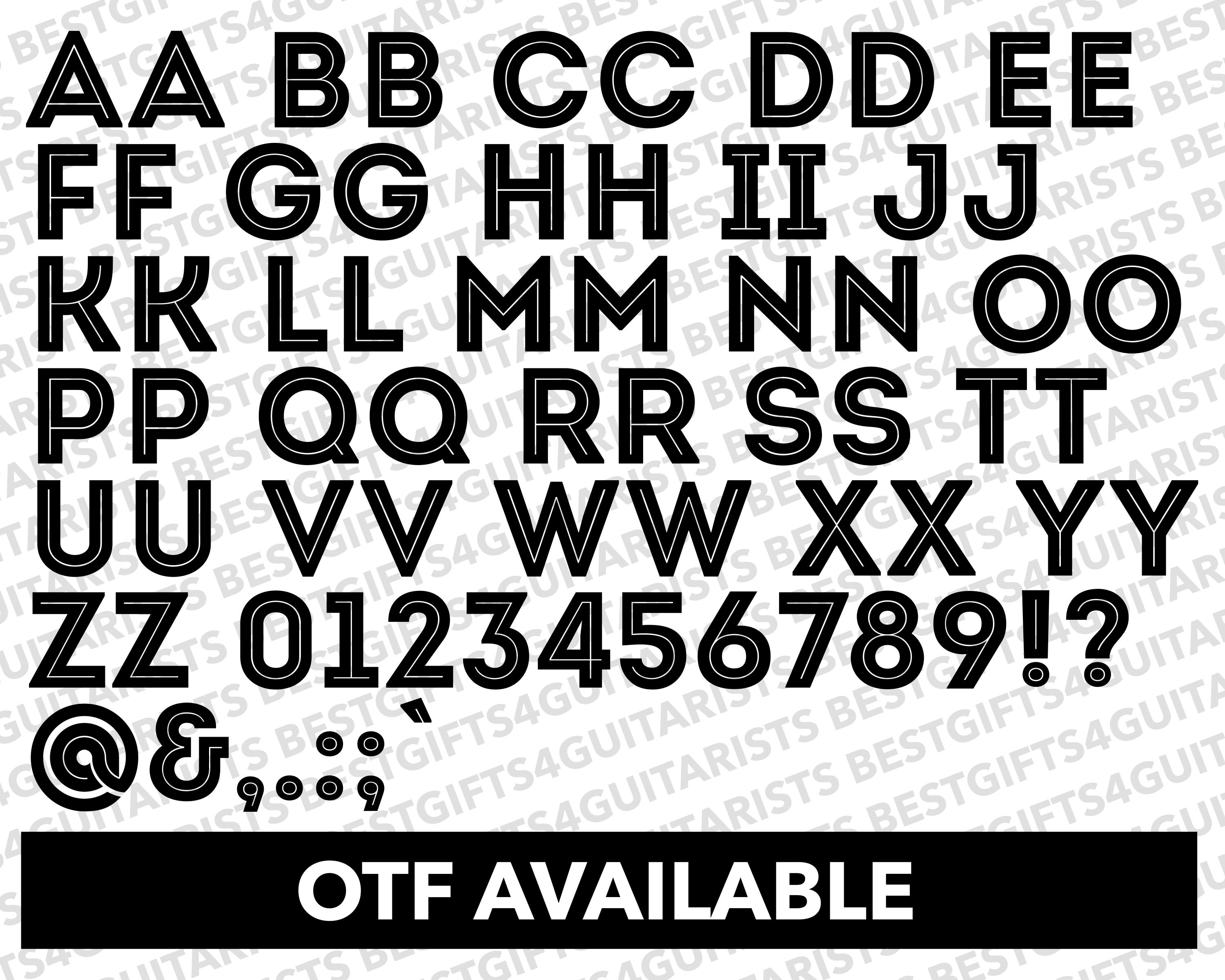 Inline Font SVG, Line Letters, Line Numbers, Distressed Letters SVG ...