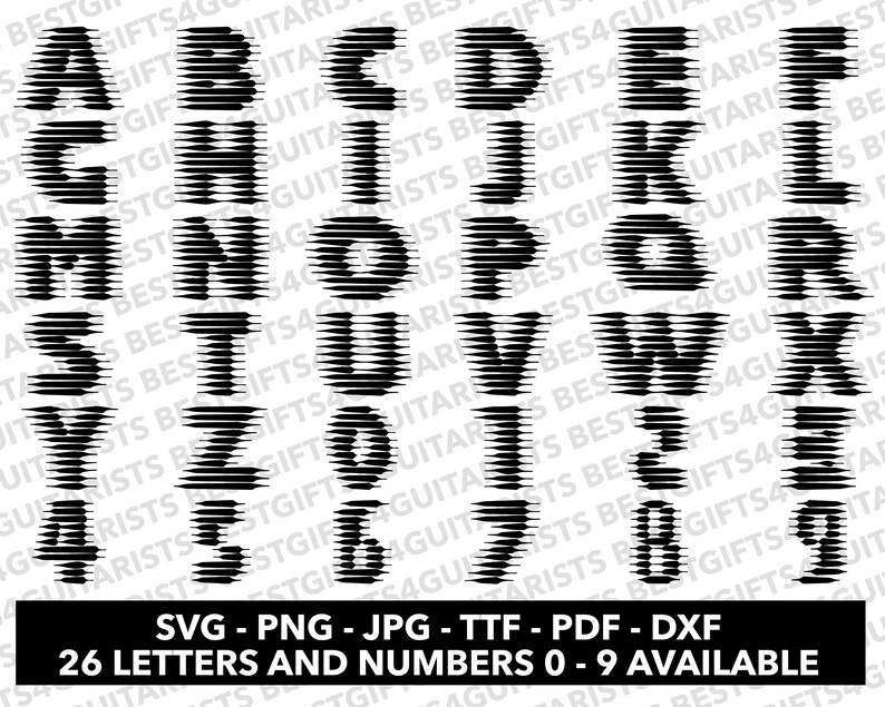 Motion Blur Distressed Font SVG, Distressed Font, Motion Blur Font ...