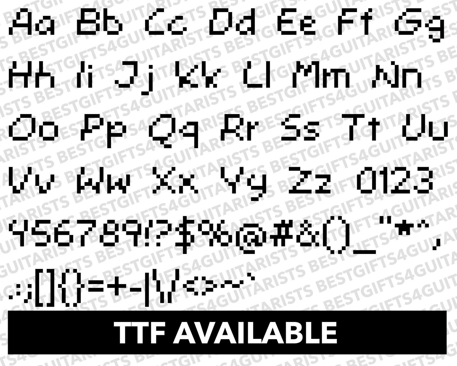 Cartoon Pixel Font SVG, Pixel Font for Cricut, Pixel Font SVG, PNG, Jpg ...