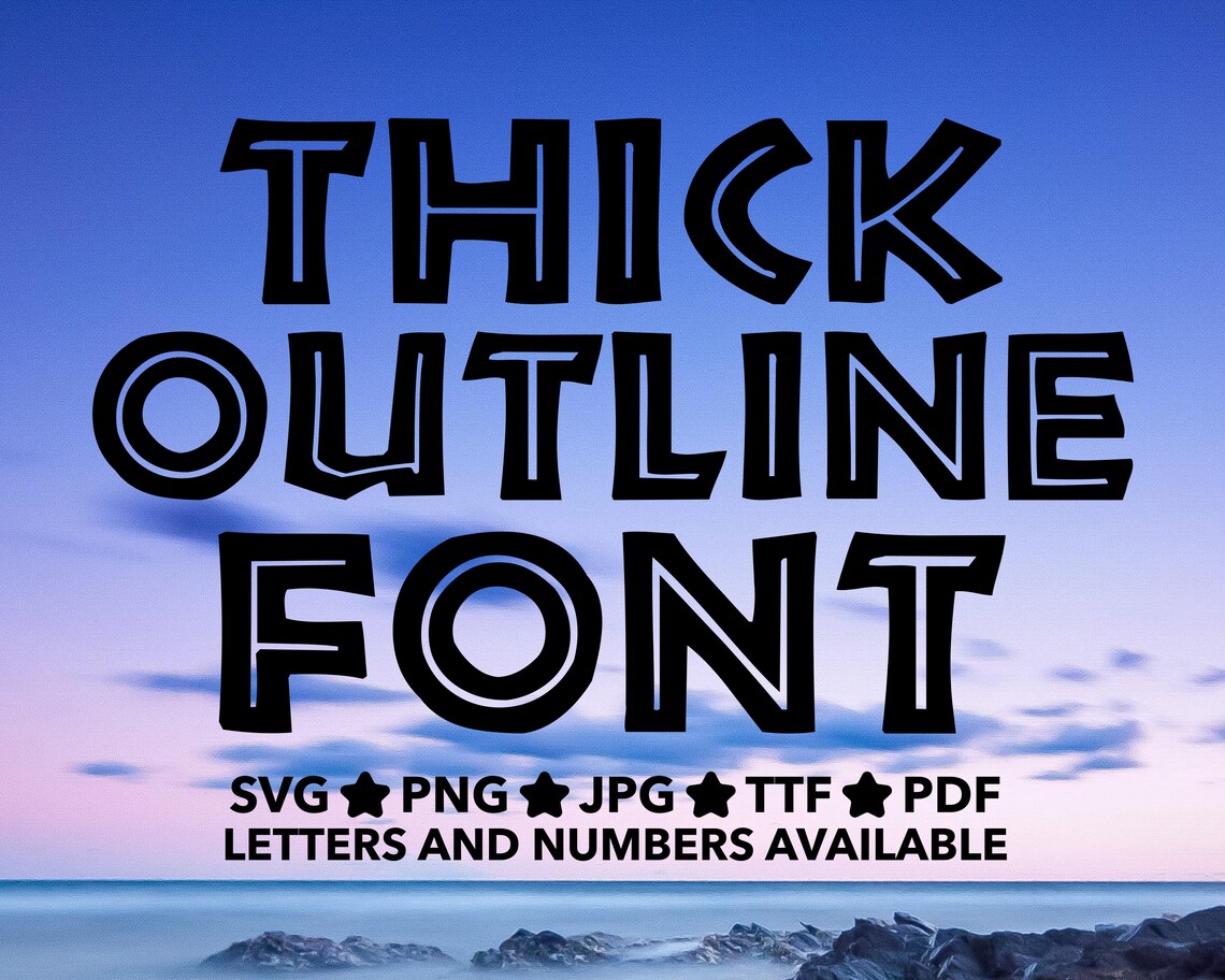 Thick Outline Font SVG, Tribal Font TTF, Polynesian Letters Svg, Png ...