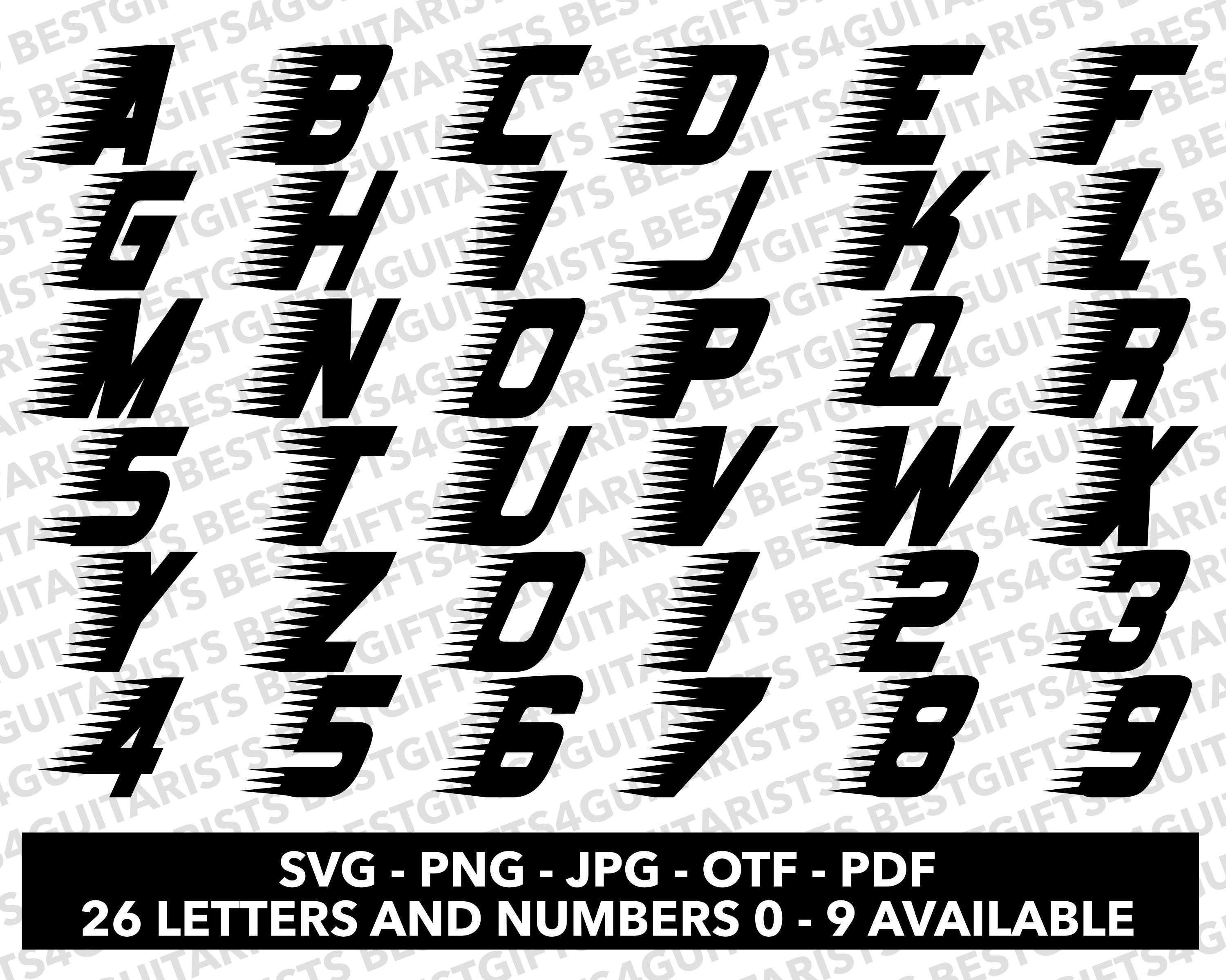 Motion Blur Font SVG, Motion Blur Font, Motion Blur Font, Motion Blur ...