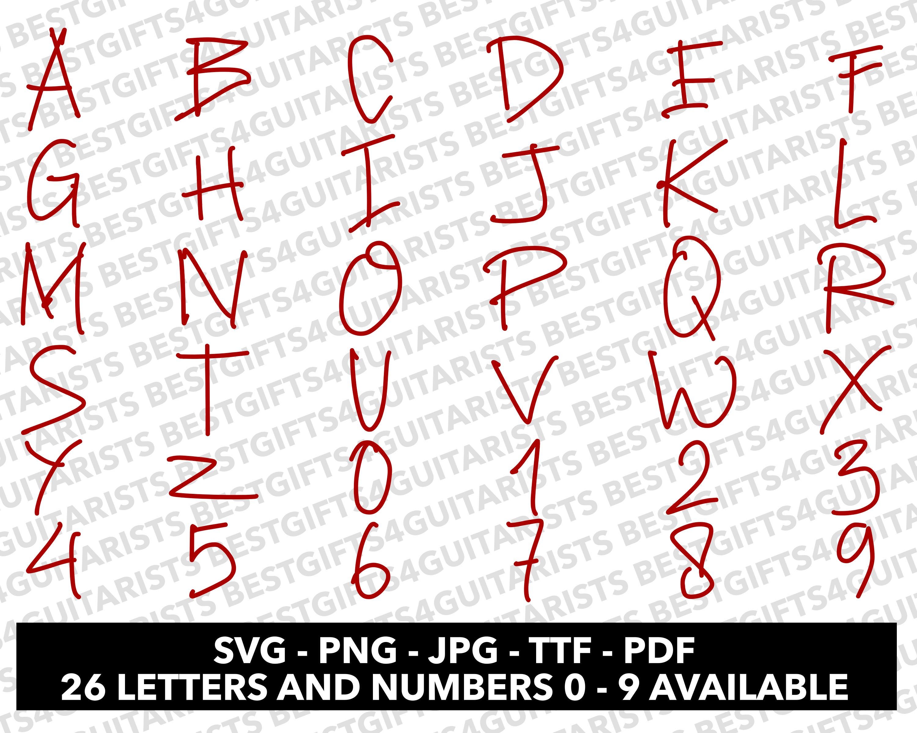 Scary Signature Font 2 SVG, Signature Font for Canva, Horror Font Svg ...