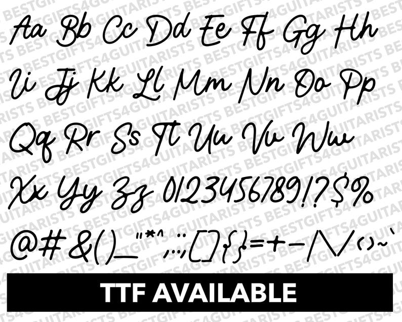 Handwritten Font SVG, Handwritten Font for Cricut, Handwritten Font SVG ...