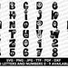 Peace Font SVG, Peace Font for Canva, Peace Letters, Peace Numbers Svg ...