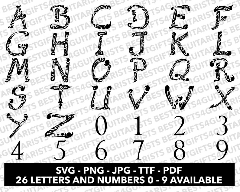 Tribal New Font SVG, Tribal Font for Cricut, Tribal Font SVG, PNG, Jpg ...