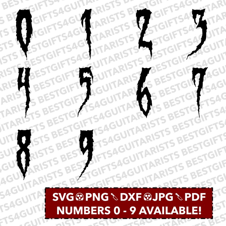 Horror Font SVG Horror Alphabet Horror Font Clip Art Svg Dxf Jpg Pdf ...