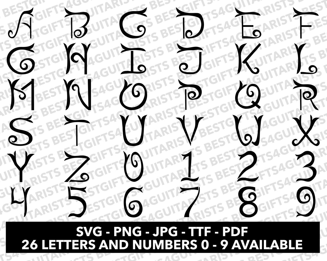 Vine New Leaf Font SVG, Vine Font for Cricut, Vine Font SVG, PNG, Jpg ...