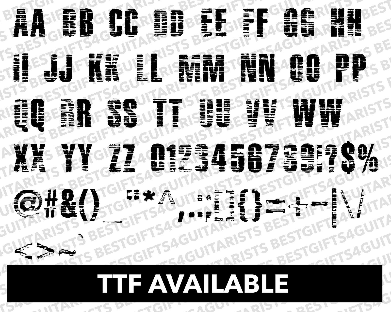 Distressed Worn Font SVG, Distressed Font for Cricut, Distressed Font ...