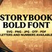 Storybook Family Font SVG Storybook Font TTF Old Storybook Font ...